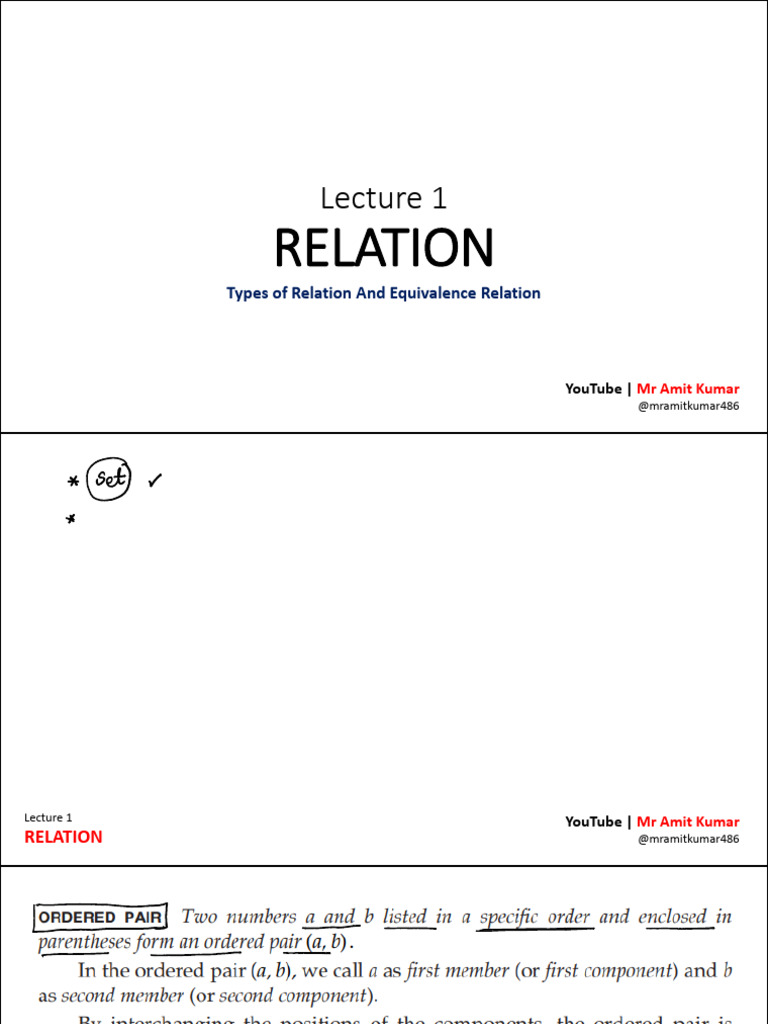L1 Relation Definition | PDF