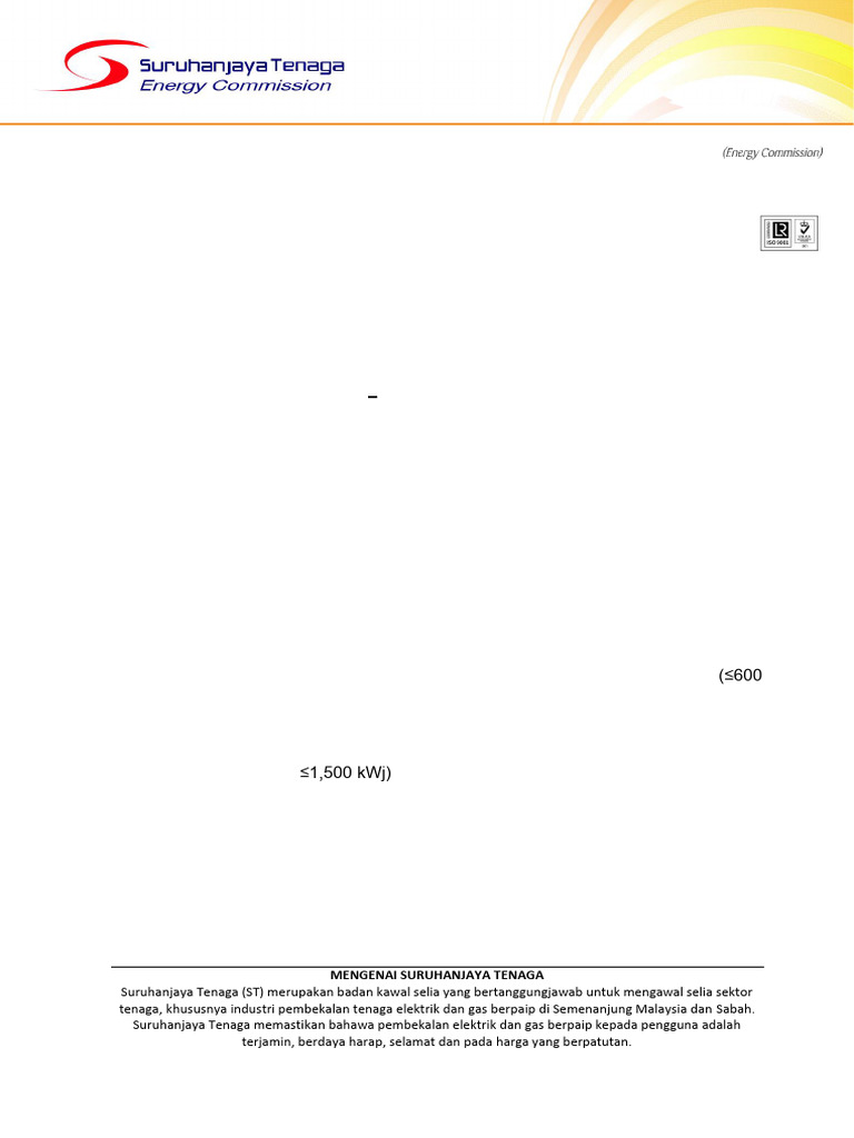 85% Pengguna Domestik Di Semenanjung Tidak Terjejas Dengan Pelarasan Tarif Elektrik Bagi Tempoh ...