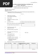 GPF Advance, Withdrawal & Final Payment Form | PDF | Payments | Tax ...