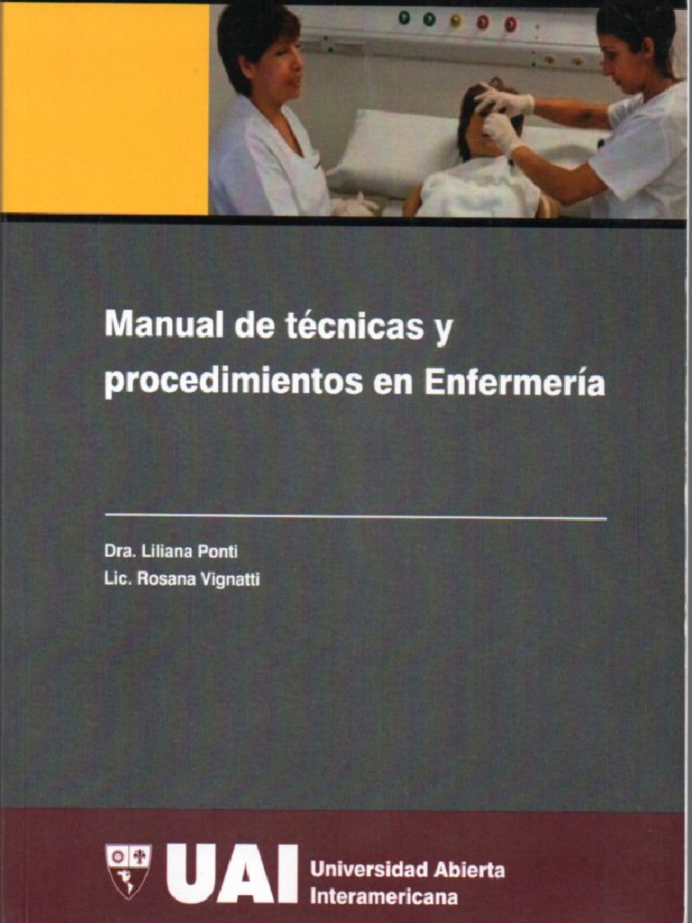 Manual de Tecnicas y Procedimientos en Enfermeria | PDF
