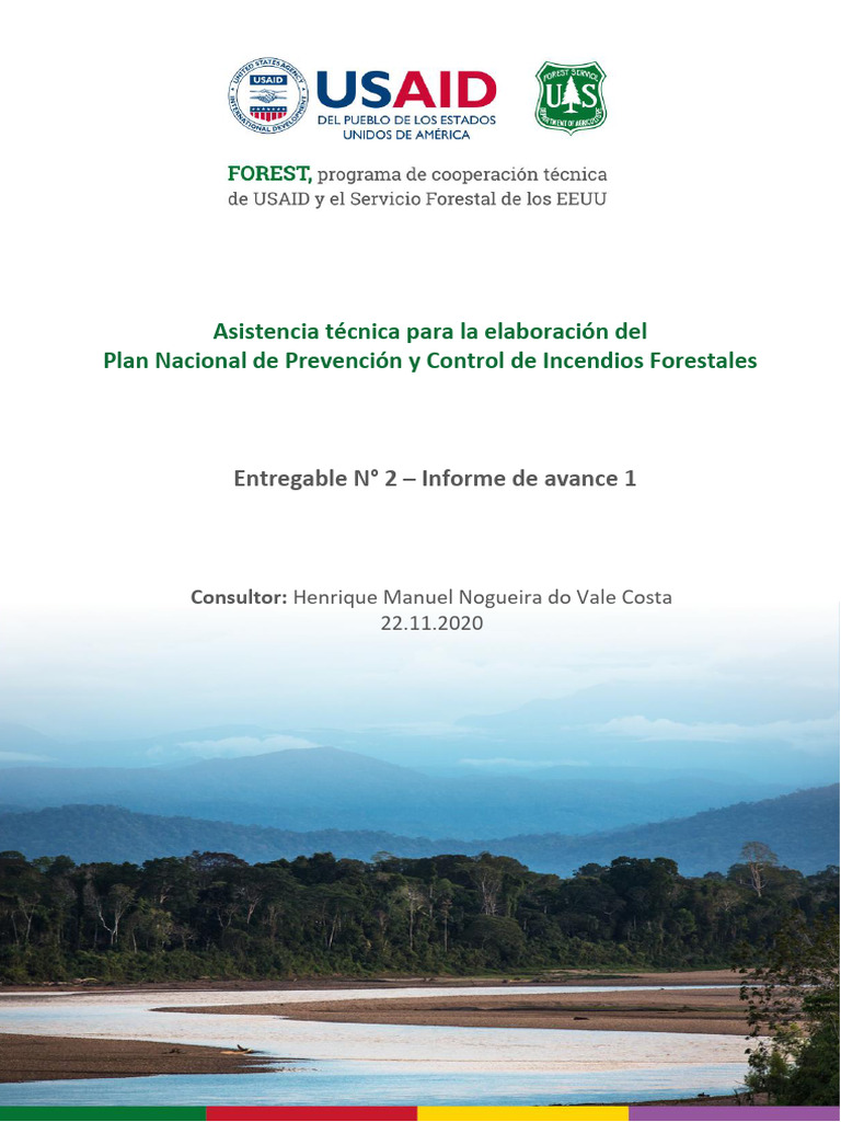 Asistencia Técnica para La Elaboración Del Pif - Usaid - Usfs | PDF
