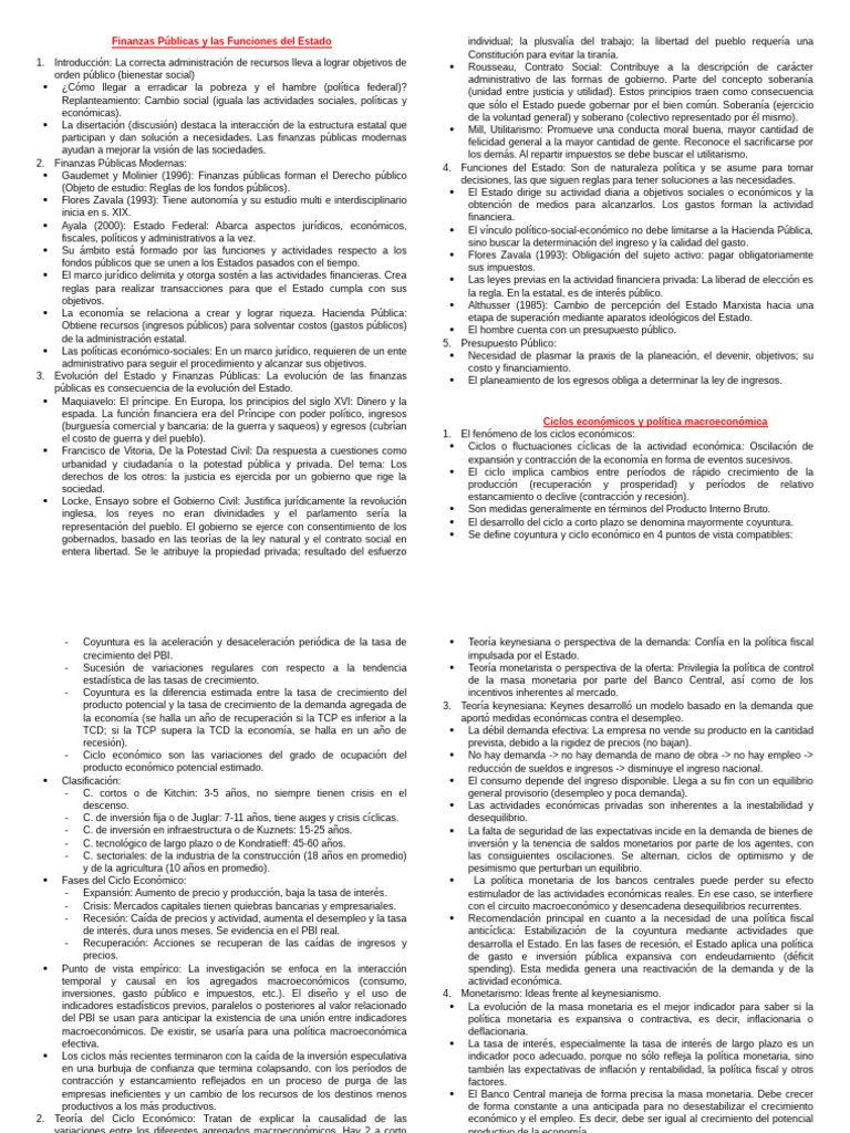 EXAMEN FINAL - Temas de Economía Política | PDF