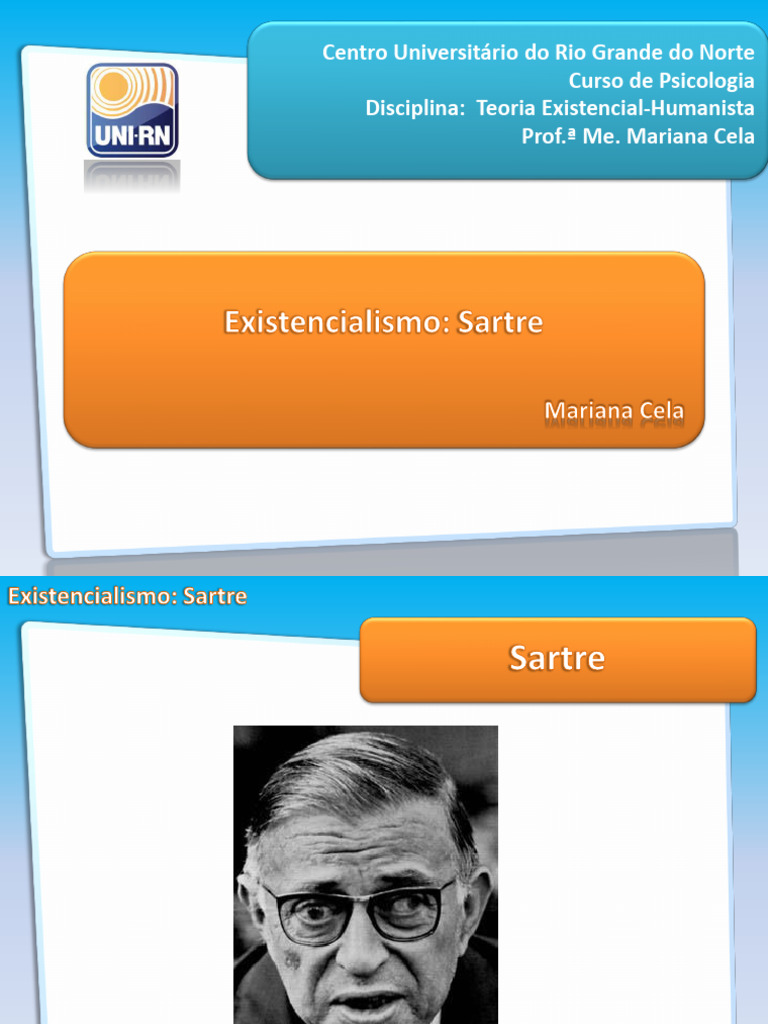 Existencialismo - Sartre | PDF