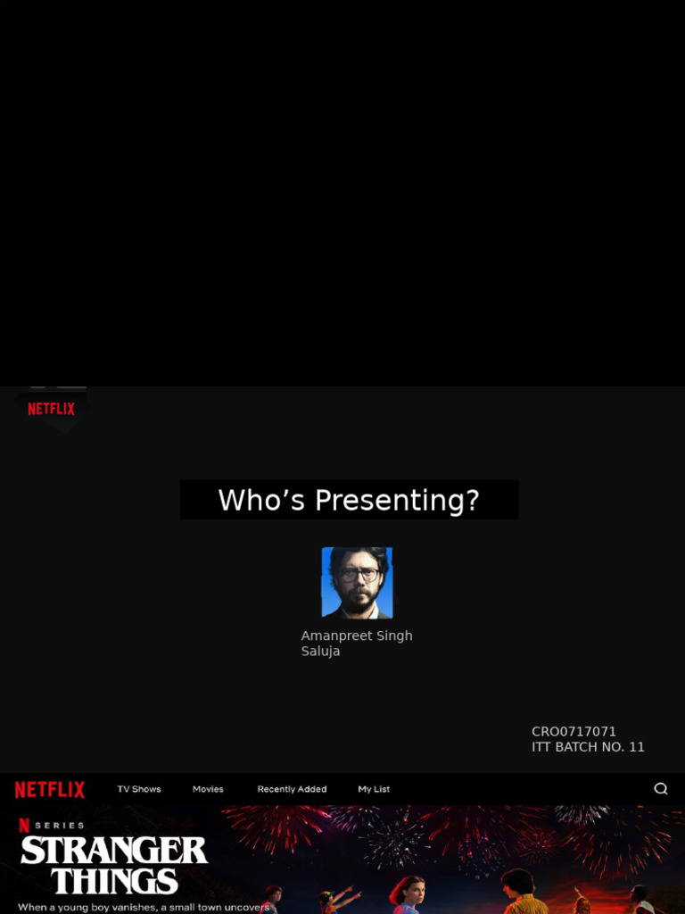 Netflix Presentation | PDF | Netflix | Finance & Money Management