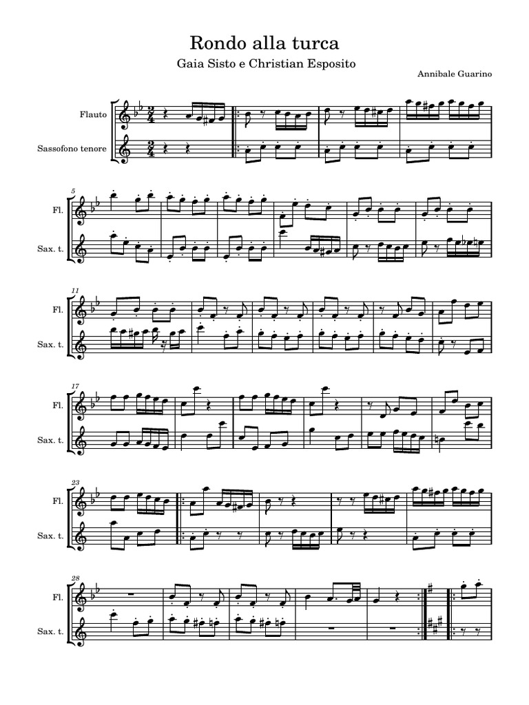 Rondo Alla Turca | PDF