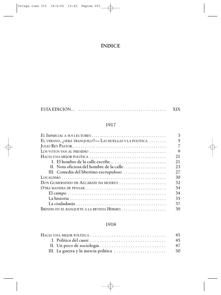 Indice Tomo 3 | PDF