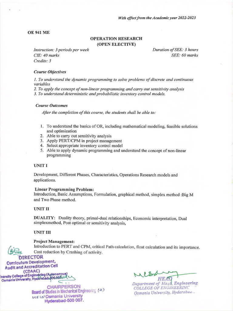 516391765M.E.M.tech. REVISED Operation Research (Open Elective ...