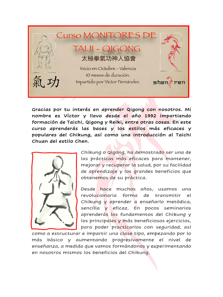 Curso Taiji Qigong | PDF