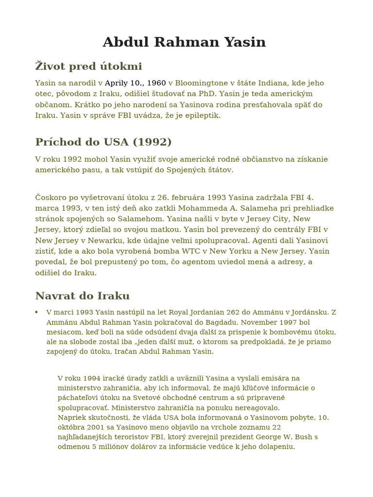 Abdul Rahman Yasin | PDF