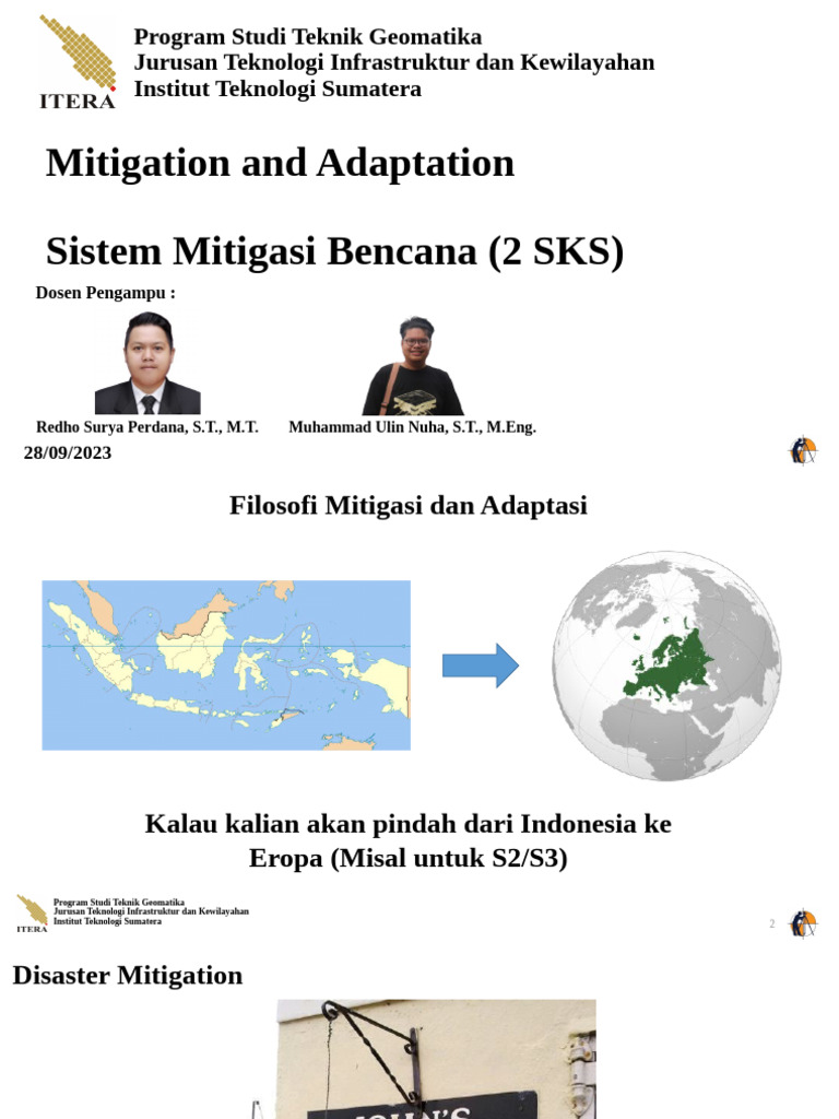 M5 Mitigation and Adaptation SMB ITERA 2023 | PDF