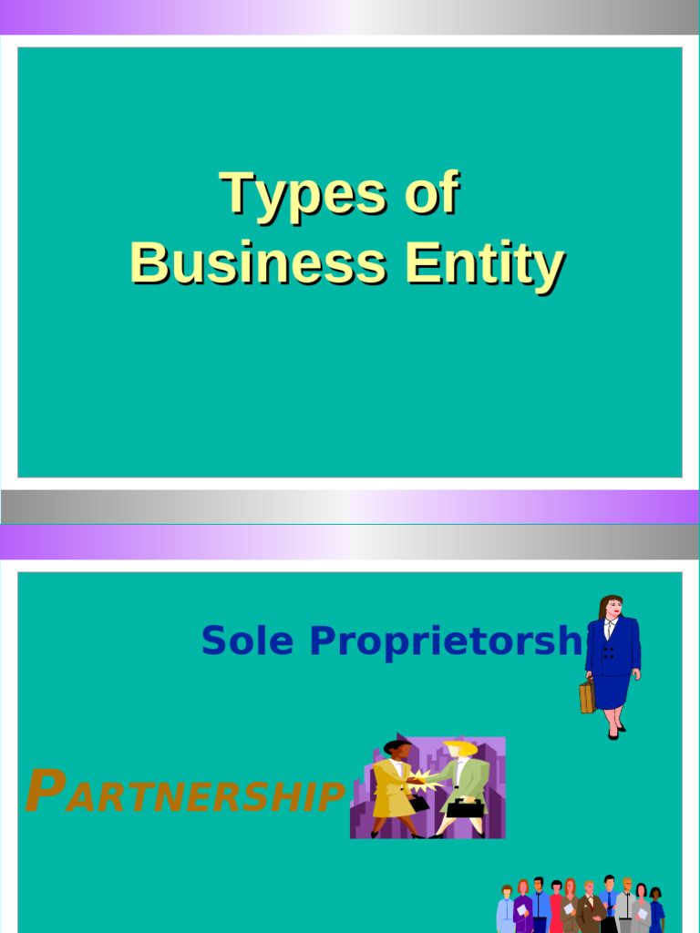 Different Types of Business Entity | PDF