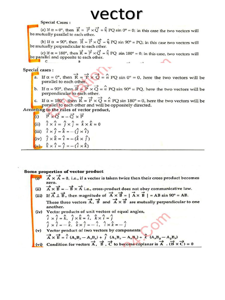 Physics 1st Paper Summary For MCQ and Equations | PDF | Science & Mathematics