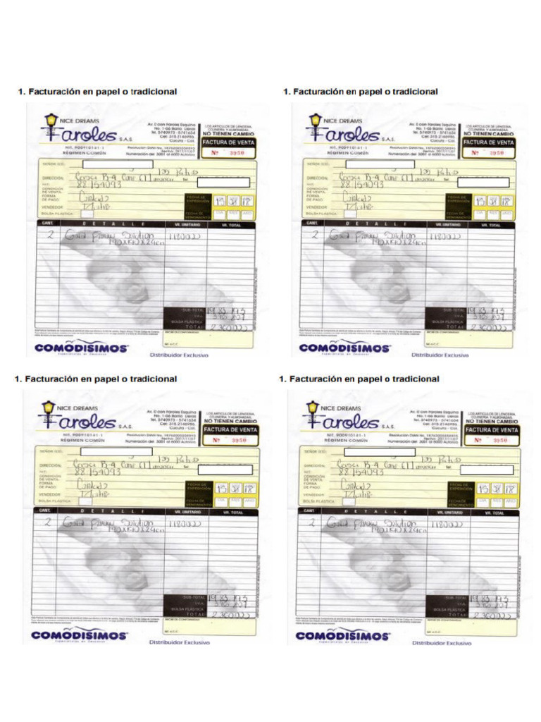 Ejemplo de Documentos Comerciales | PDF