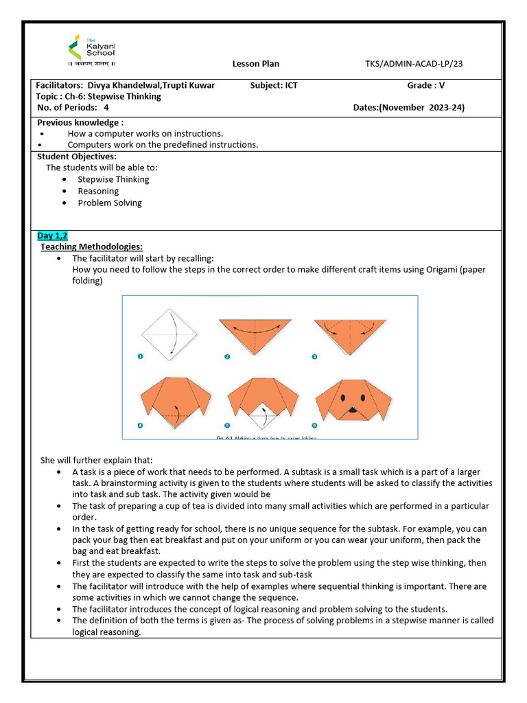 Ch6 Stepwise Thinking | PDF