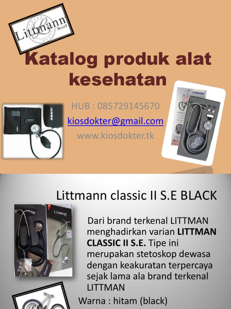 Katalog Produk Alat Stetoskop | PDF