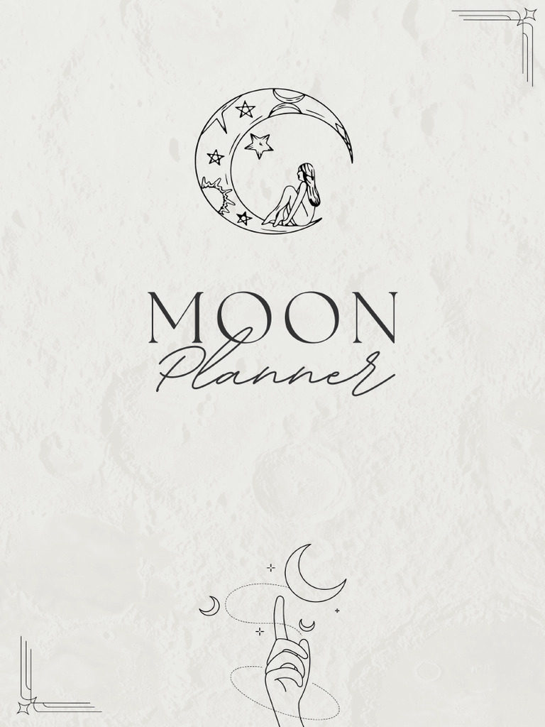Moon Planner Journal A4 | PDF
