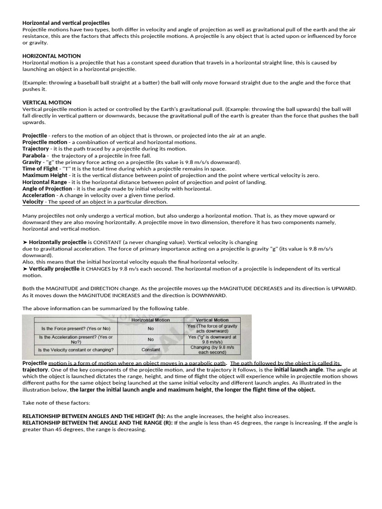 Physics Grade 9 Review | PDF Physics Grade 9 Review | PDF