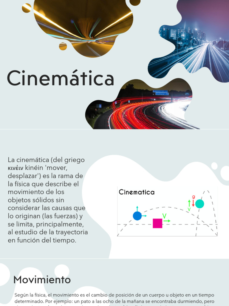 Cinemática | PDF