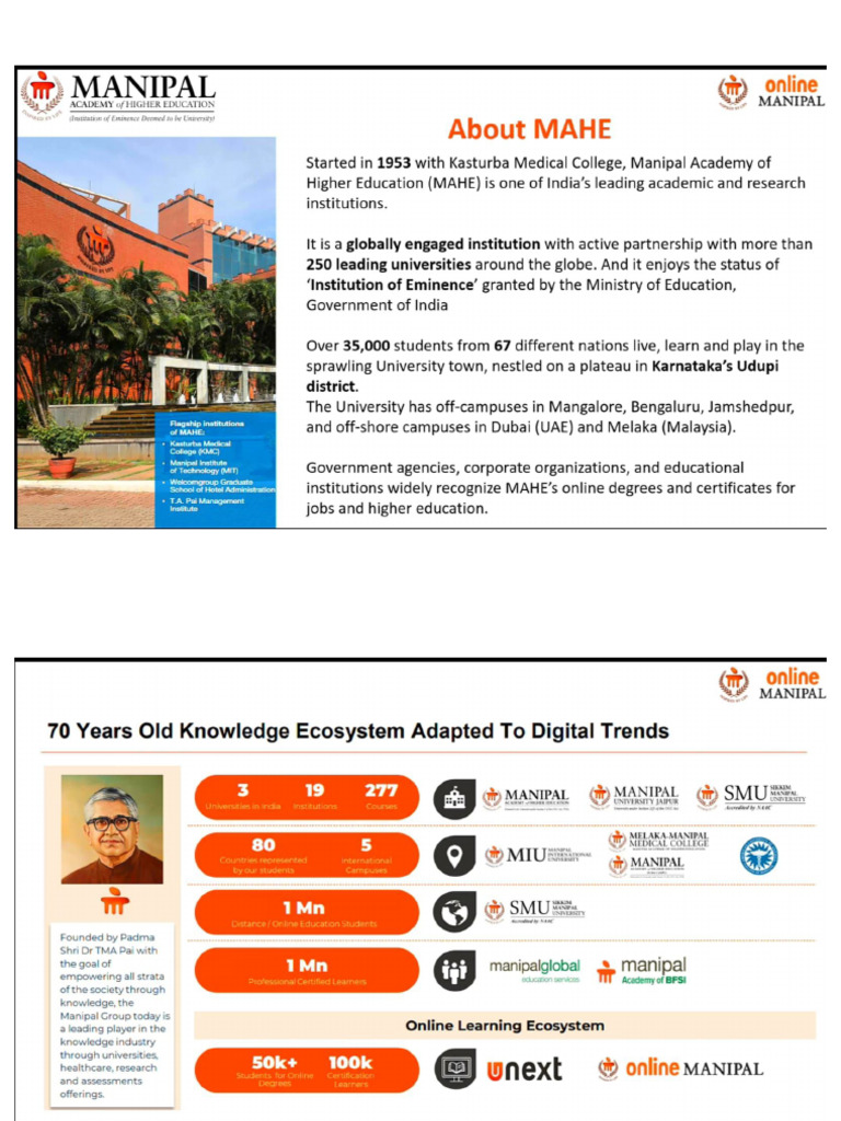 MBA MAHE Brochure | PDF