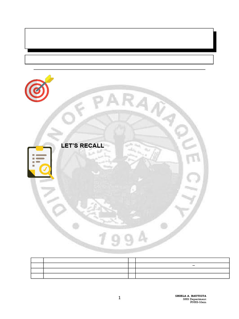 Fabm2 Q1 Module3 Week3 | PDF