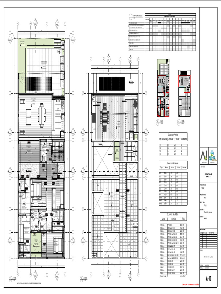 Plano - A-01 - GRV-FRM-C2-0-PLANTAS | PDF