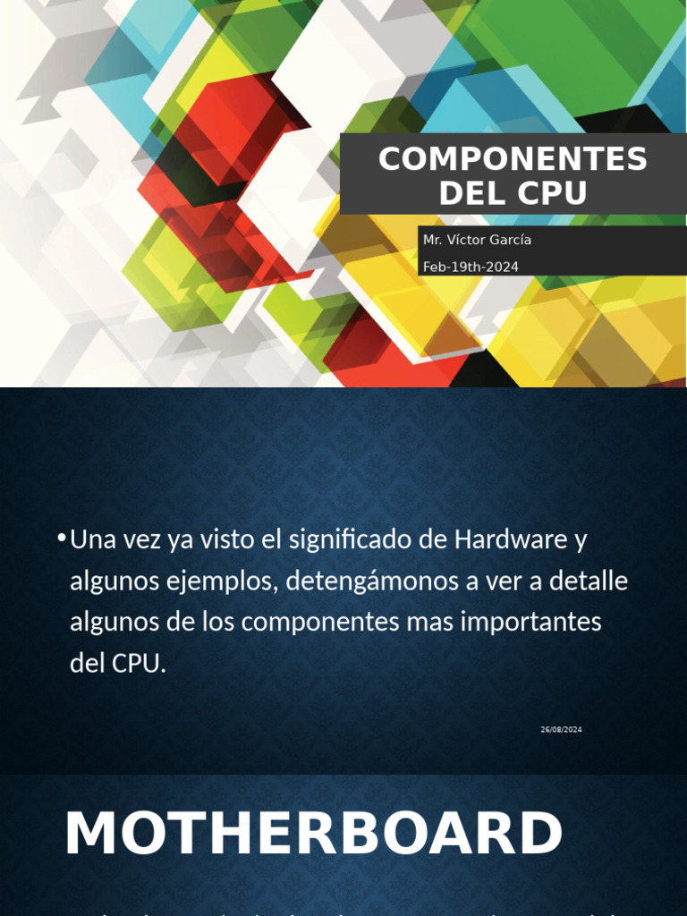 Componentes Del CPU | PDF