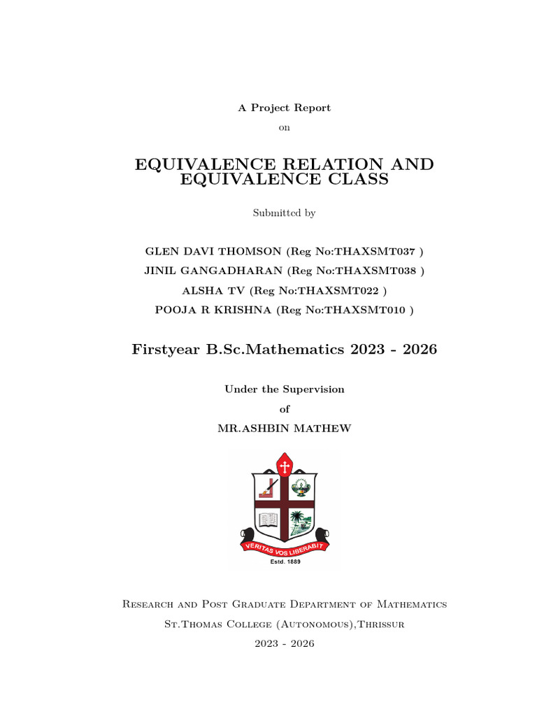 First Year Project 2.0 | PDF