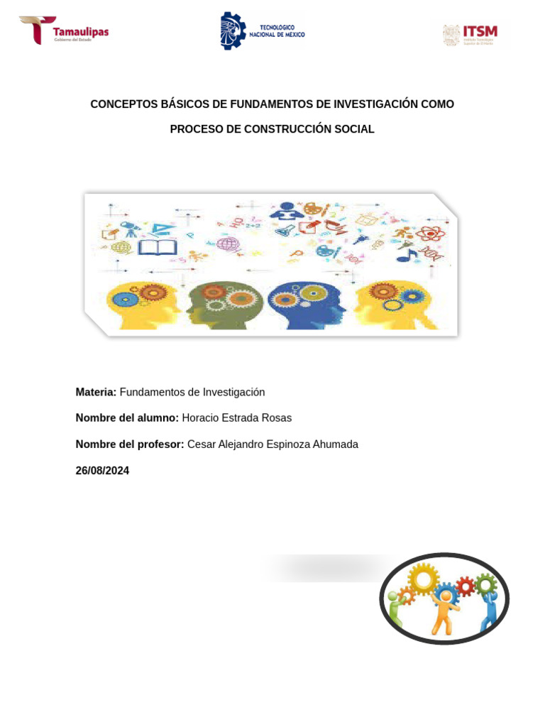 Conceptos Bã - Sicos de Fundamentos de Investigaciã - N Como Proceso de Construcciã - N Social ...