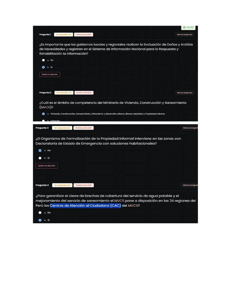 Examen Parcial MVCS | PDF