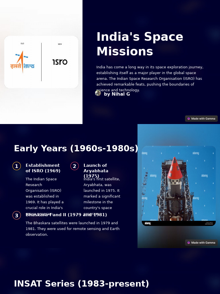 Indias Space Missions | PDF