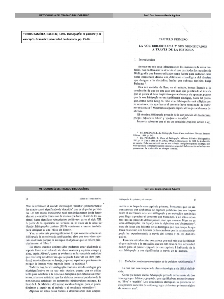 Torres Ramírez-Bibliografía | PDF