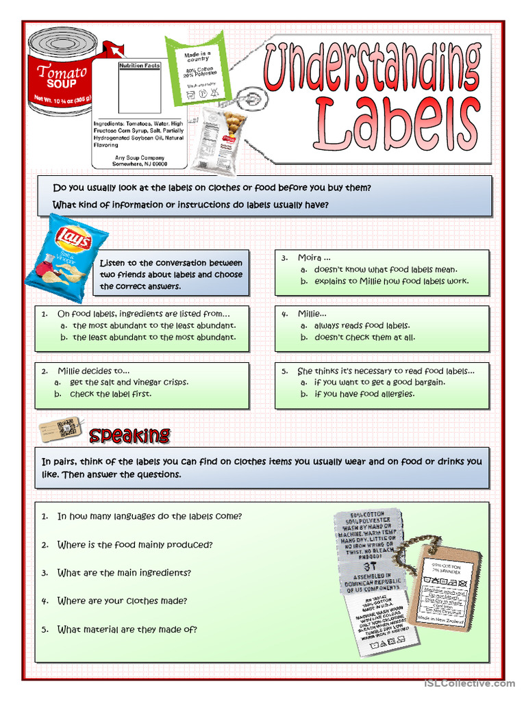 Understanding Labels | PDF