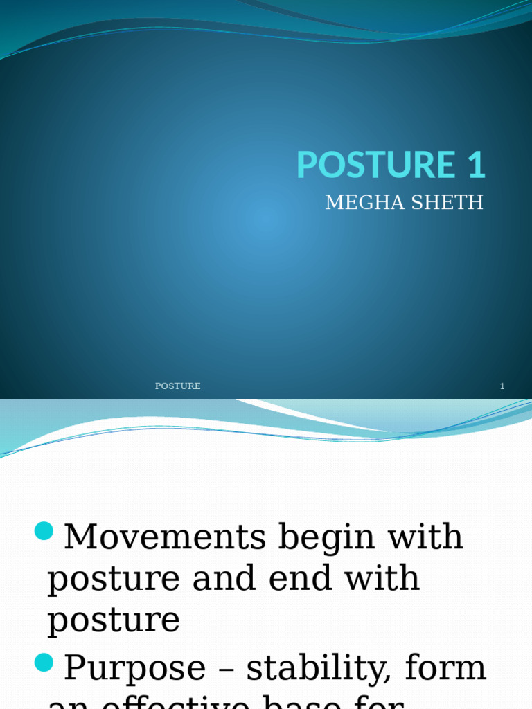 1.3 Posture 1 | PDF
