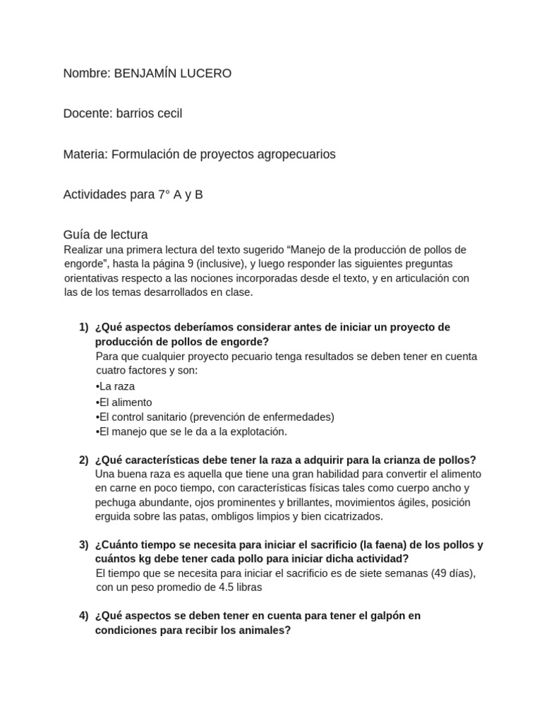 Proyecto, Cecil Barrios | PDF