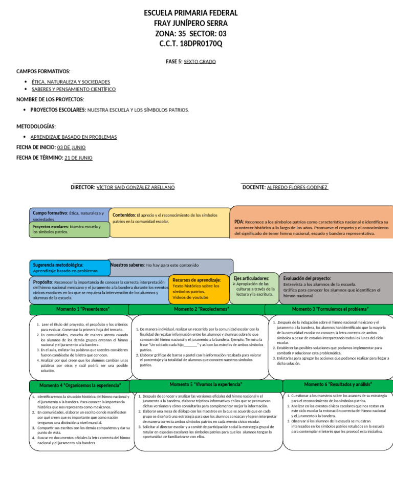 Portada Planeación | PDF