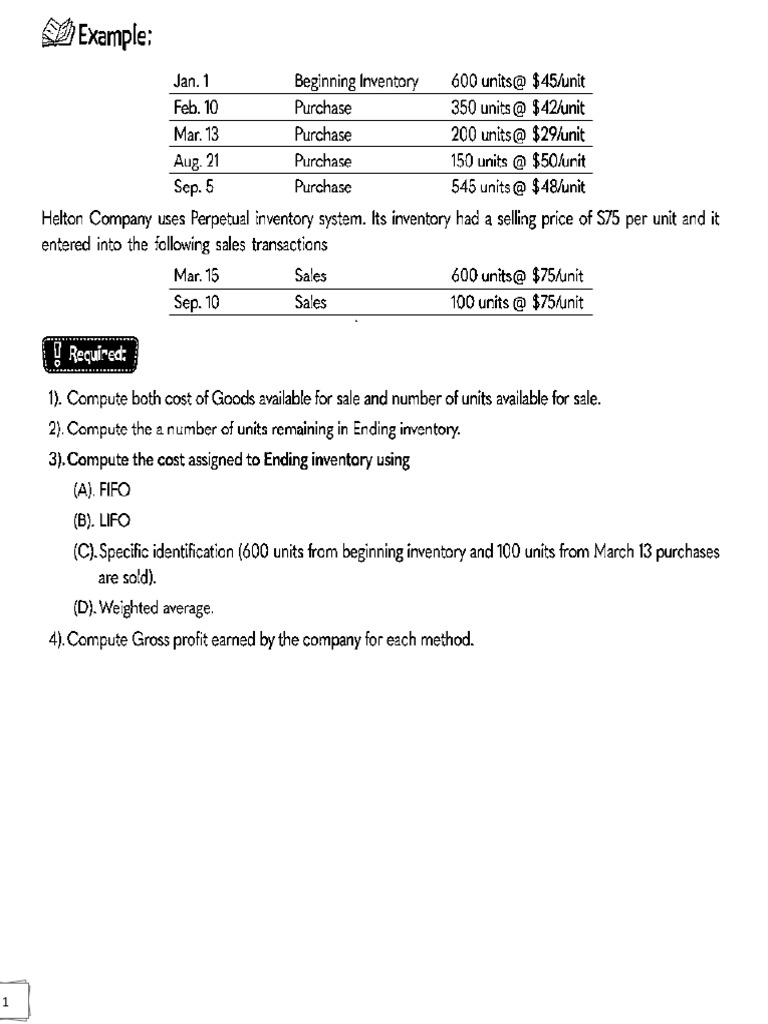 2.2 Inventory - Fundamentals | PDF