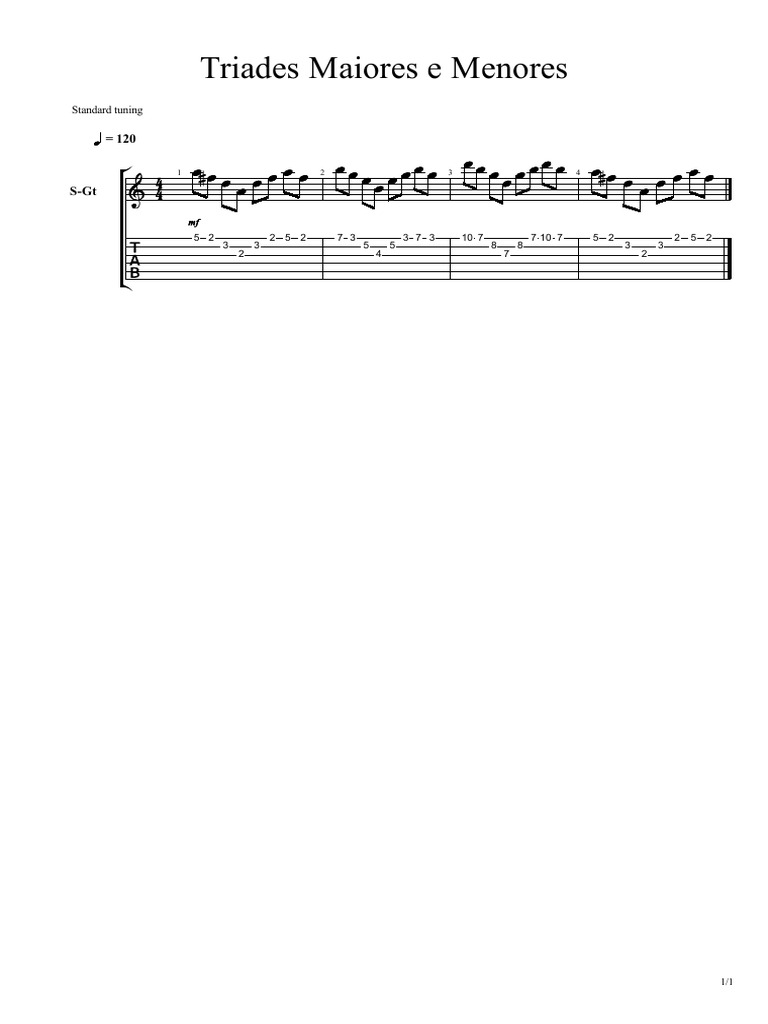 Triades Maiores e Menores | PDF