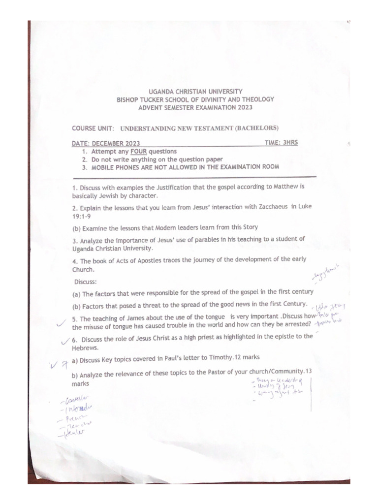Uganda Christian University | PDF