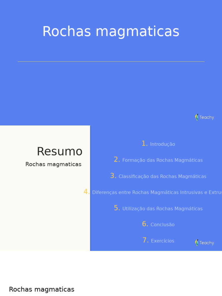 Slide Rochas Magmaticas | PDF