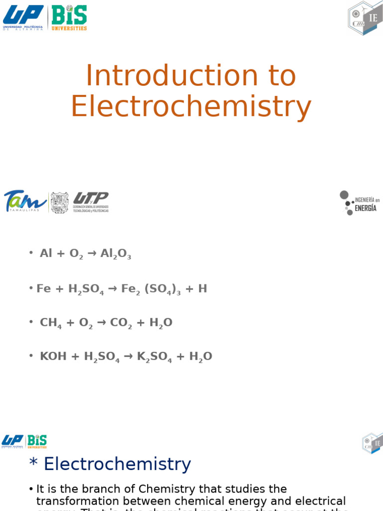 Introduction To Electrochemistry | PDF