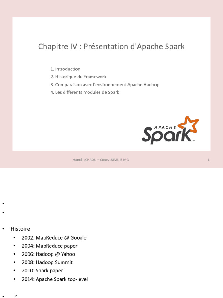 chapitre4 - Spark | PDF