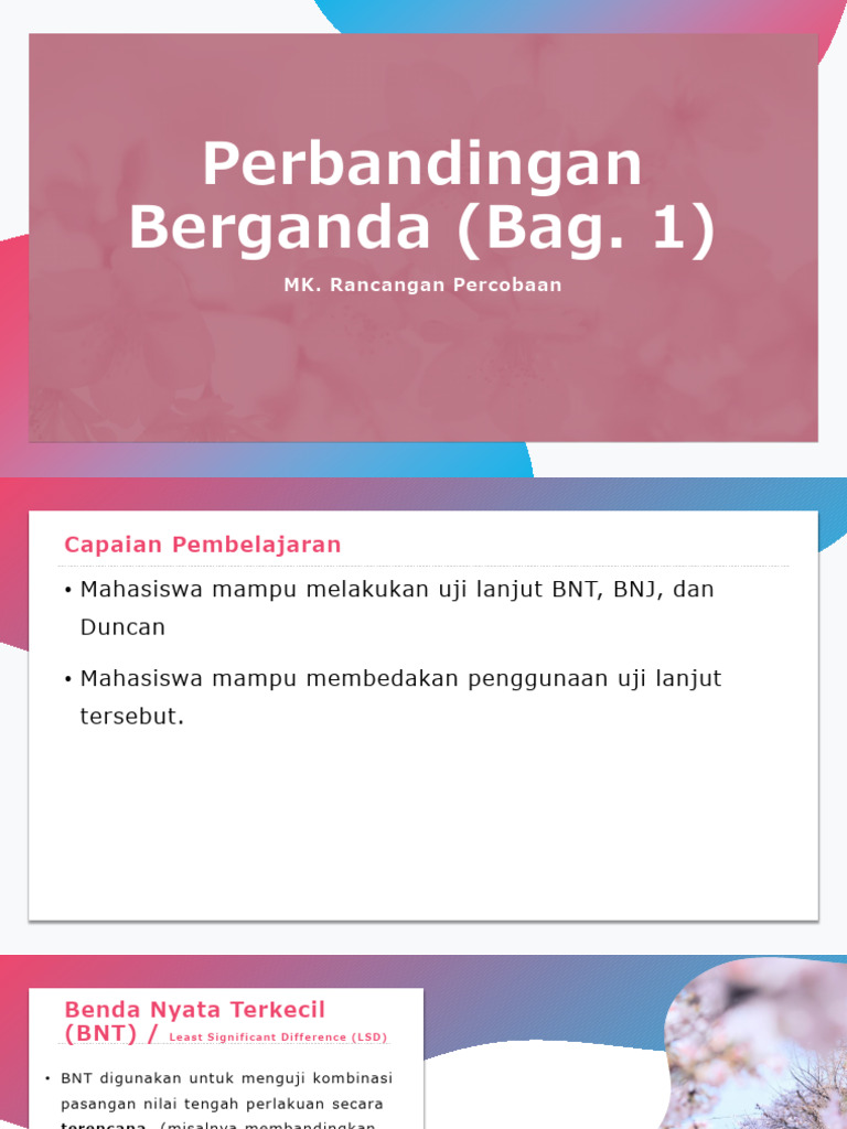 04 Perbandingan Berganda Bag 1 | PDF