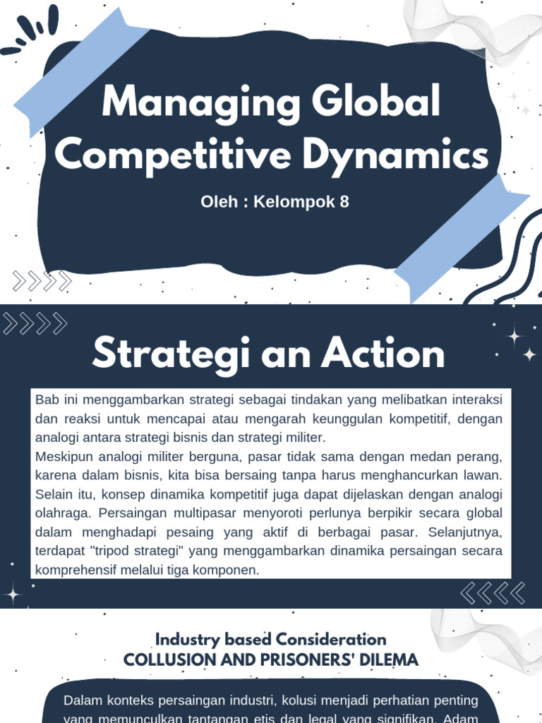 Kel 8 Managing Global Competitive Dynamics | PDF