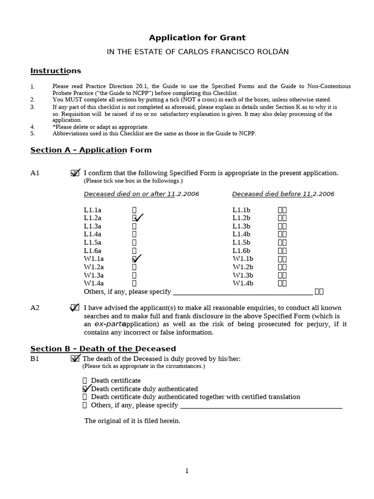 Application For Grant | PDF