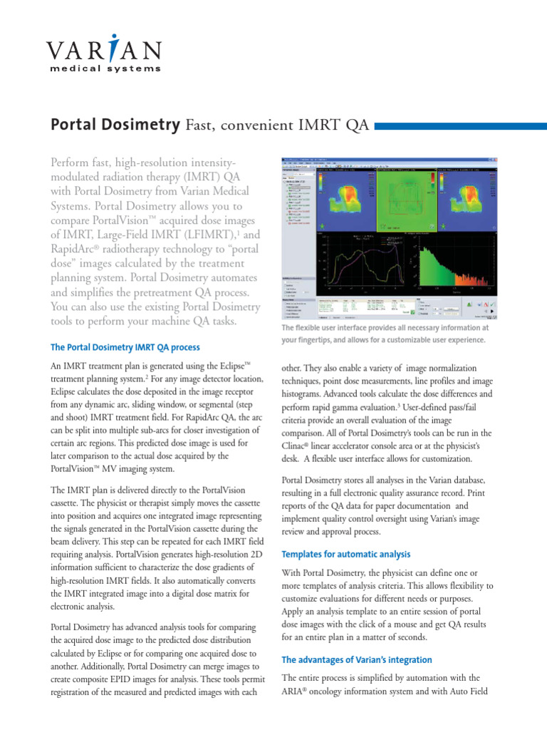 Portal Dosimetry 2559C | PDF