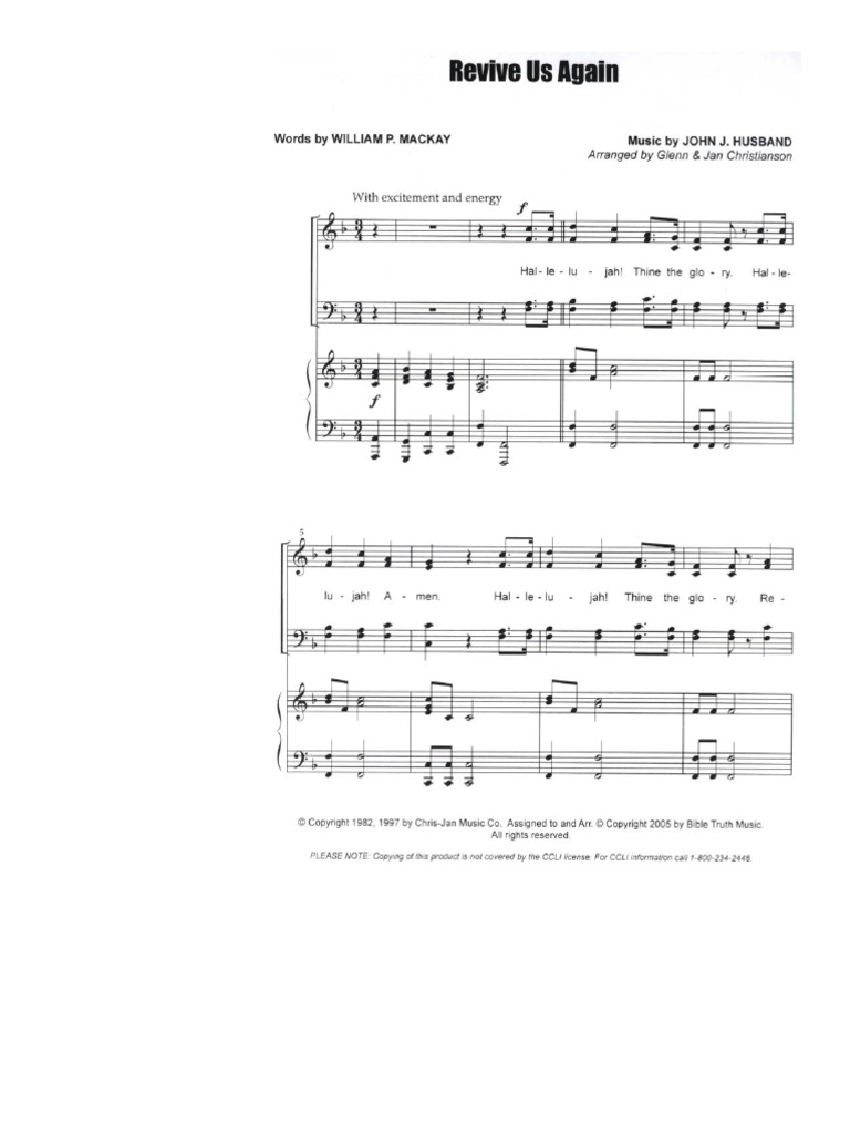 Revive Us Again | PDF