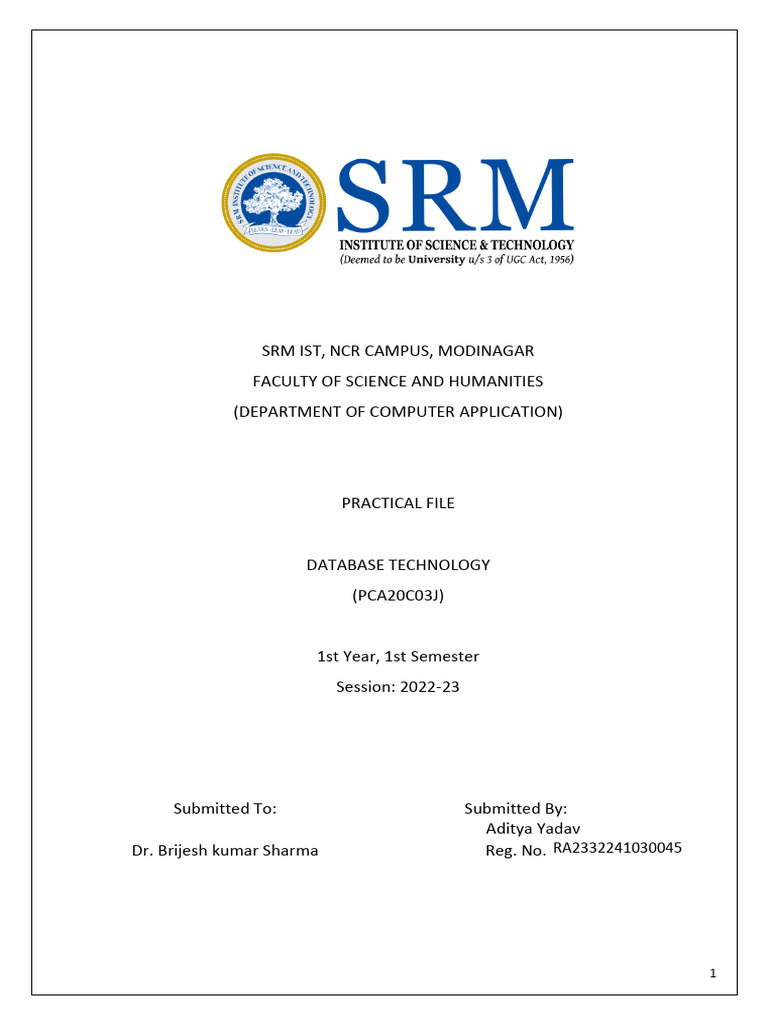 Adi DBMS | PDF