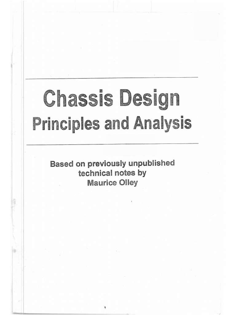 Chasis Design Principles n Analysis.php | PDF