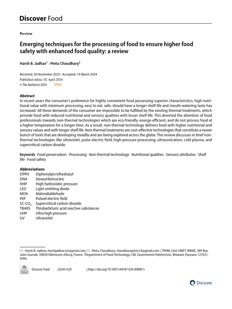 Discover Food | PDF