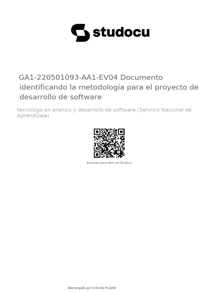 Ga1 220501093 Aa1 Ev04 Documento Identificando La Metodologia para El Proyecto de Desarrollo de ...